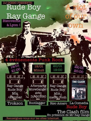 Concert Escobar + Ray Gange DJ set et film Rude Boy - Ville Morte